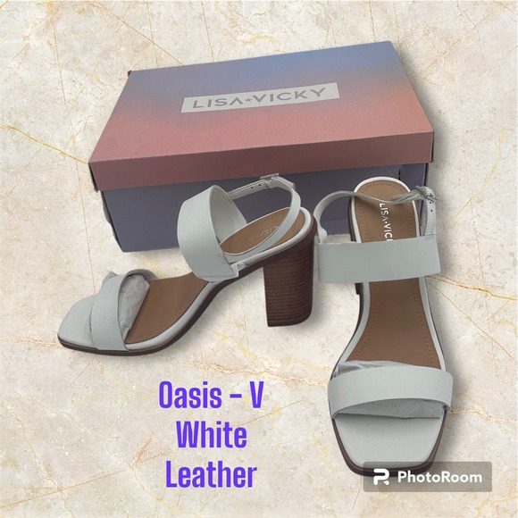 Lisa Vicky | Shoes | Lisa Vicky Oasisv Slingback Ankle Straps Block ...